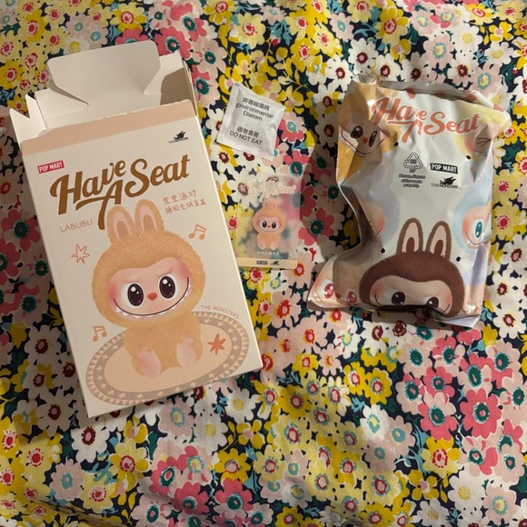 POP MART | Other | Baba Popmart Have A Seat Labubu | Poshmark